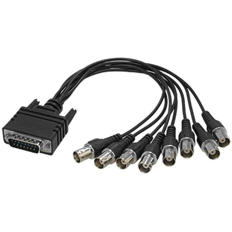Male Db15 15 Pin To 8 Bnc Female Connector Cable For Cctv System Fk Ebay