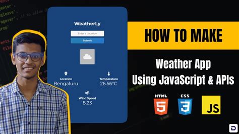 How To Make A Weather App Using HTML CSS And JavaScript Using APIs In JavaScript DoCoNation