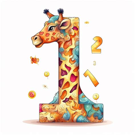 Premium Photo 3d Rendered Numbers Numeric For Young Learning Animation Creature Drawing Style