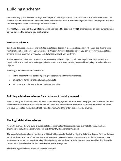 building a schema coursera pdf databases data management software