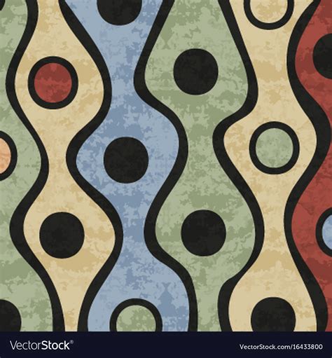 Abstract Colored Hand Drawn Doodle Pattern Vector Image
