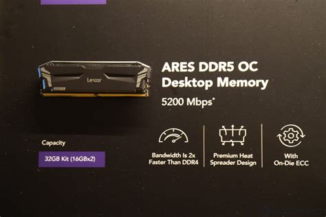 Lexar Reveals Ares Ddr5 And Ddr4 Memory Modules Up To 6000 Mbps Shows