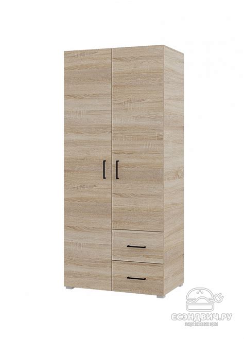 Шкаф 2 х дв с ящ 0 8 1 83 Сандро Сонома Gnt Vr Купить Распашные шкафы с доставкой Сеть