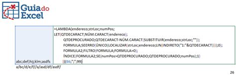 lambda excel como usar a função guia do excel