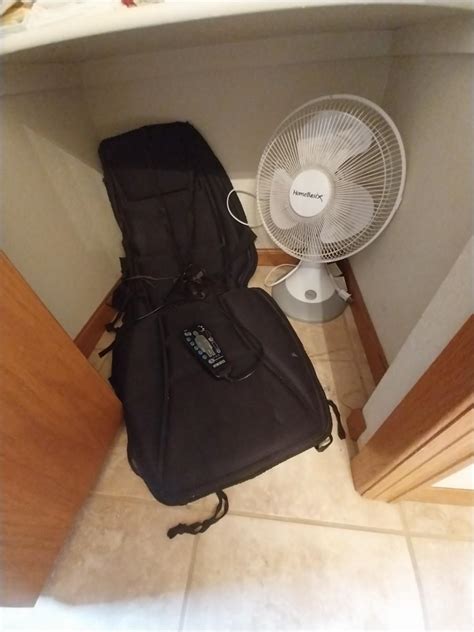 Homedics Massage Seat And Home Basic Table Fan