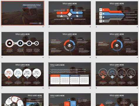 Couple Kissing PowerPoint 73577