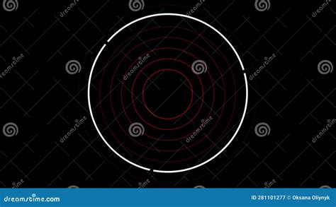 modern luminous preloader white circular progress loading bar 3d