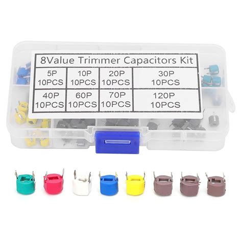 Trimmer Variable Capacitance Capacitor Kit Pcs Mm Trimmer Capacitors