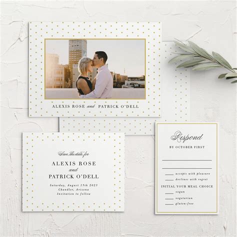 Polka Dot Passion Response Cards By Basic Invite