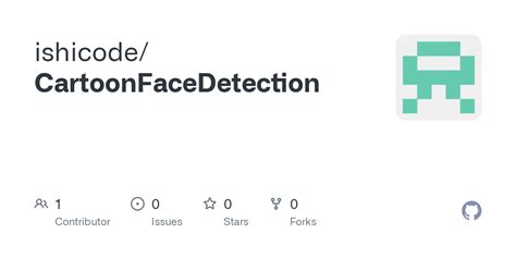 Github Ishicode Cartoonfacedetection