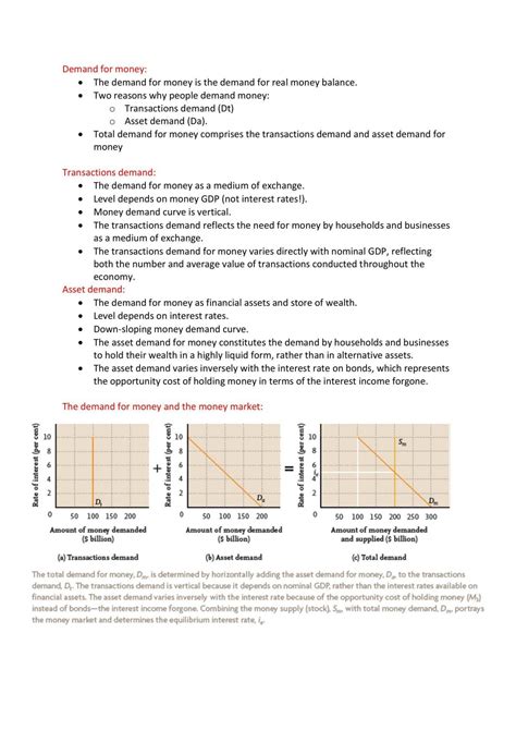 Principles Of Macroeconomics Notes Ecc1100 Principles Of Macroeconomics Monash Thinkswap