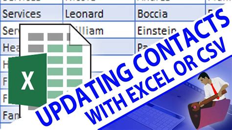 Updating Contacts With Excel Or Csv Filemaker Training Youtube