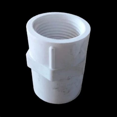 Matte 1 Inch Upvc Threaded Socket For Plumbing Pipe Coupler At Rs 40