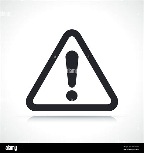 Warning Or Error Sign Symbol Stock Vector Image Art Alamy
