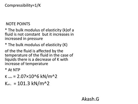 Akash Ppt 1 Bulk Modulus Andcompressibility Andsurface Tension Pptx
