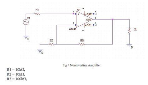 Solved Show The Calculation Of The Gain Voutvin For The Non Inverting Amplifier Circuit