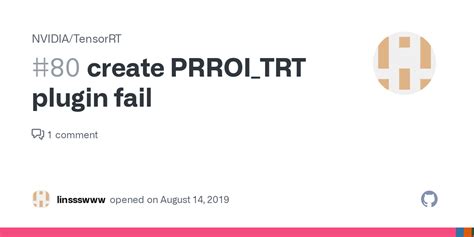 Create Prroi Trt Plugin Fail Issue Nvidia Tensorrt Github