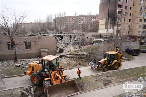 Ракетна атака на Кривий Ріг 14 березня фото руйнувань Перший Криворізький