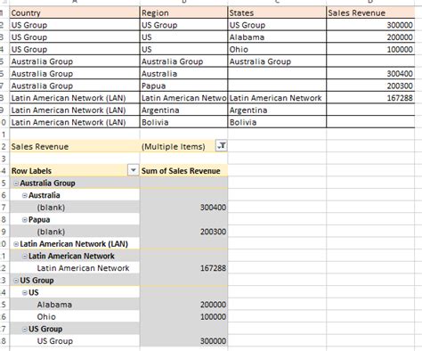 Excel How Not To Show Data In A Pivot Table Stack Overflow
