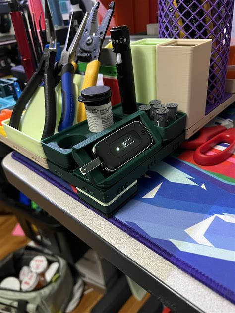 Gridfinity CVS Health Advanced Bluetooth Glucose Meter Holder By Spikeon Studio Download