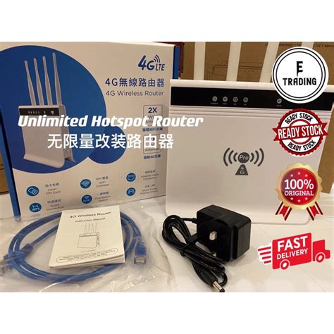 Unlimited Hotspot Simcard Router Unlocked modified modem G LTE无限量改装路由器 Shopee Malaysia