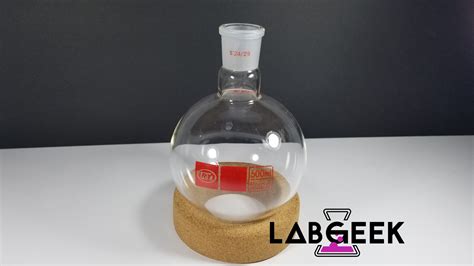 Round Bottom Flask Borosilicate Ground Glass Joint LabGeek