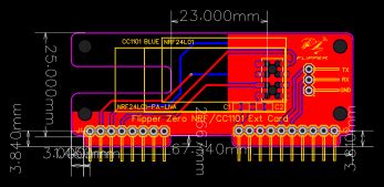 Flipper Zero NRF Module EasyEDA Open Source Hardware Lab
