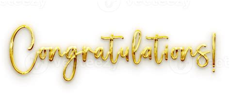Congratulations Gold Pngs For Free Download