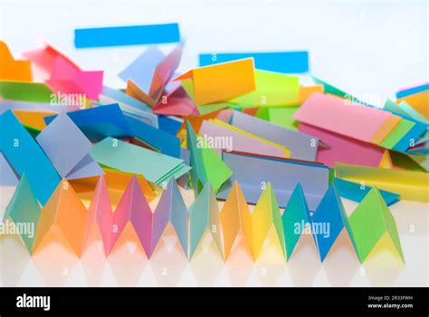 Various Color Paper Stock Photo Alamy
