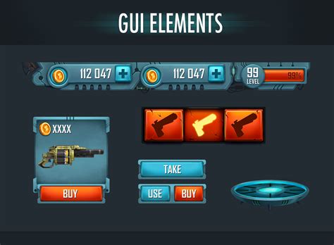 GUI Elements On Behance