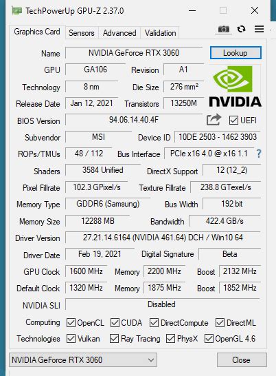 Msi Cpu Z Lasopaameri