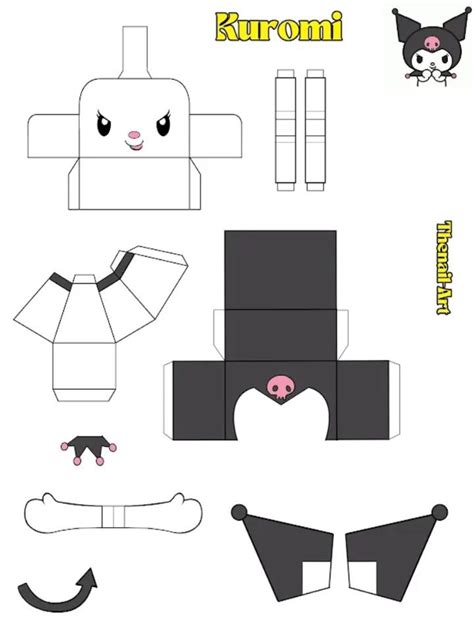 Kuromi Para Imprimir Y Armar