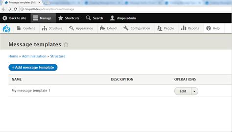 Creating Message Types Drupal Org