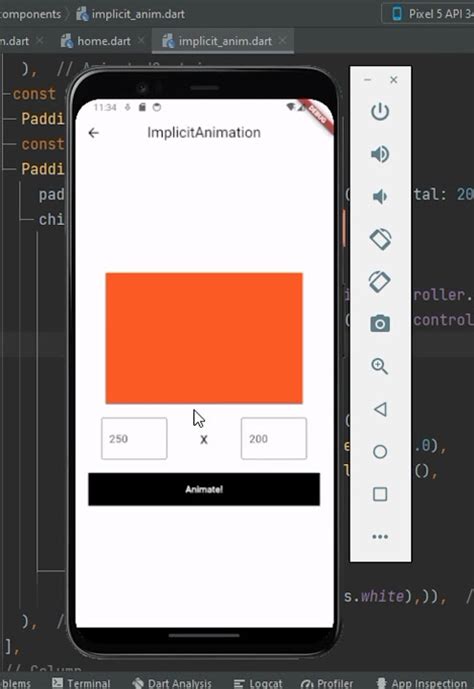 Day 4 Implicit Animation Animated Container In Flutter Part One