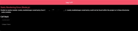 Unable To Resolve Module Nodemodulesexpo Routerentry Rexpo