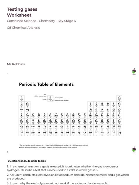 Chemistry Ks4 Lesson Chm Y11 U3 L4 Pdf
