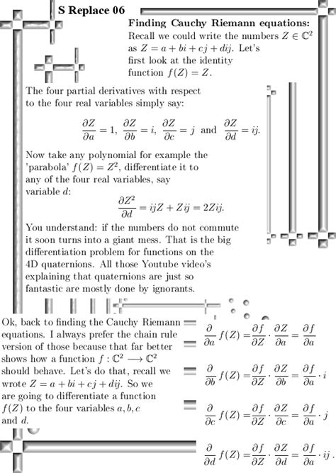 the scalar replacement theorem 3dcomplexnumbers