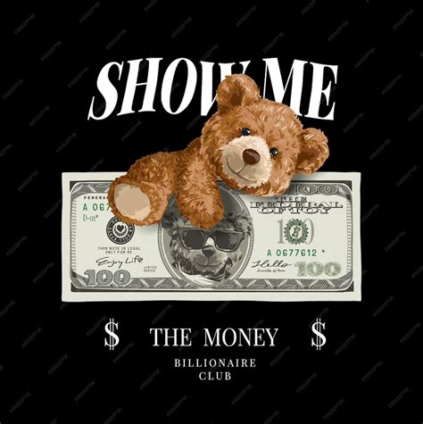 Montrez Moi Le Slogan De Largent Avec La Poupée Dours Grimpant Lours