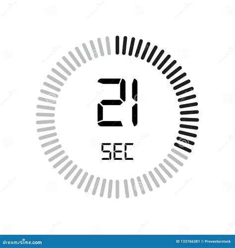 The 90 Seconds Icon Digital Timer Clock And Watch Timer Countdown