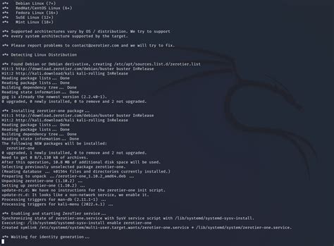 Zerotier Kali Install Issue Community Support Zerotier Discussions