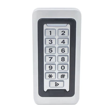 2000 사용자 도어 접근 제어 금속 키패드 야외 방수 Rfid Ic 접근 제어 시스템 근접 태그 카드 옵션 포함