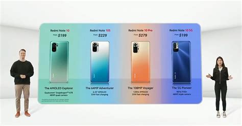 Redmi Note 10 Pro Note 10S Note 10 5G Note 10 now official revü