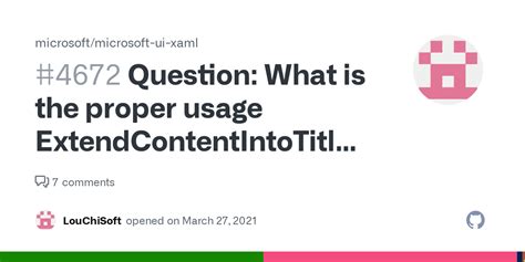 Question What Is The Proper Usage Extendcontentintotitlebar And