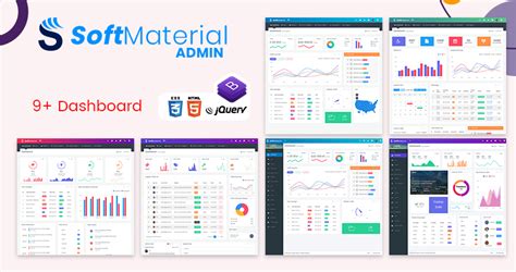 Soft Material Bootstrap 4 Admin Templates Web Apps And Ui Kit Dashboards