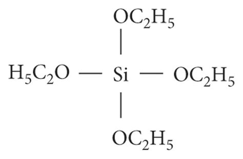 Chemical Structure Of A Alkyl Alkoxy Silane And B Tetraethoxy