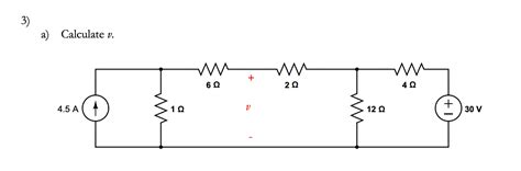 Solved A Calculate V Chegg