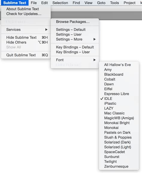 Sublime Text Color Scheme 서브라임 텍스트 색상 변경하기 개발자스럽다