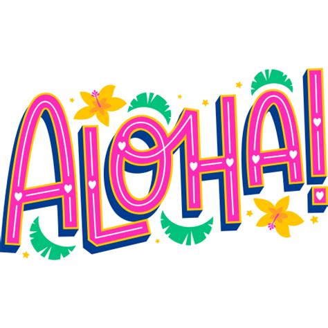 Aloha Sign Clipart Png