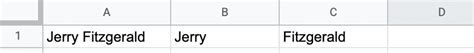 How To Split First And Last Names In Google Sheets