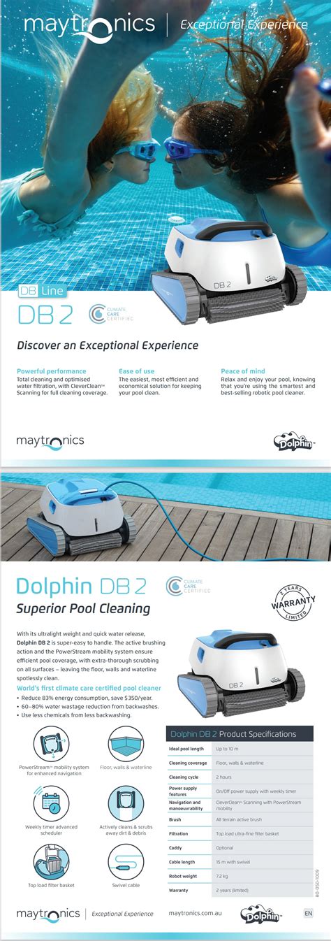 Dolphin Db2 Robotic Cleaner